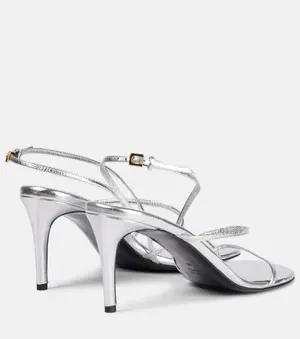 Khaite Loop 75 Leather Sandals