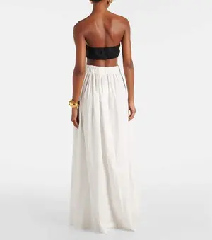 ADRIANA DEGREAS Cotton Bandeau Top