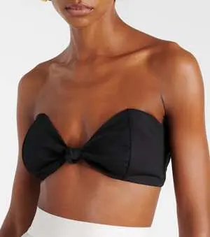 ADRIANA DEGREAS Cotton Bandeau Top
