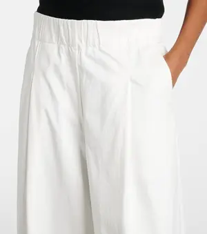 Dries Van Noten High-rise Wide-leg Pants - White