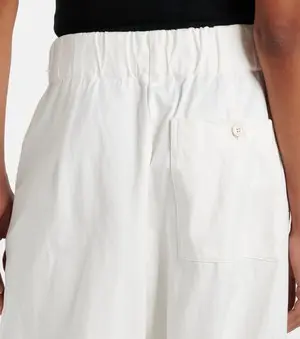 Dries Van Noten High-rise Wide-leg Pants - White