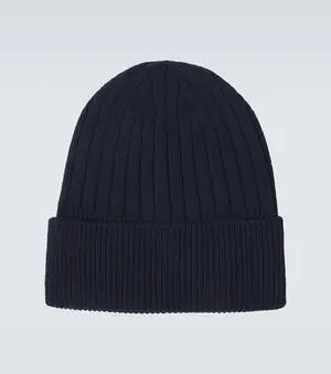 Gucci Ribbed-knit Wool Beanie - Blue