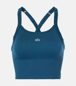Alo Yoga - Alo Yoga Favorite Logo Sports Bra