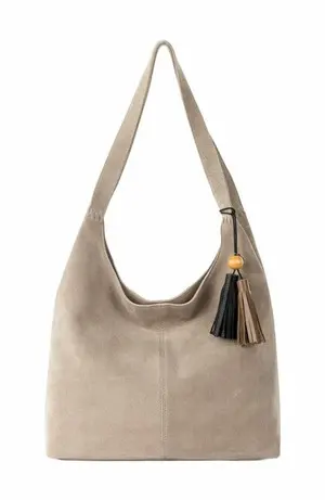 THE SAK Huntley Hobo Bag - Sand Suede