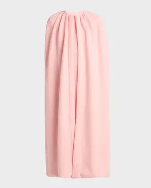 JIL SANDER Jil Sander Boucle Knit Long Cape - Confetti