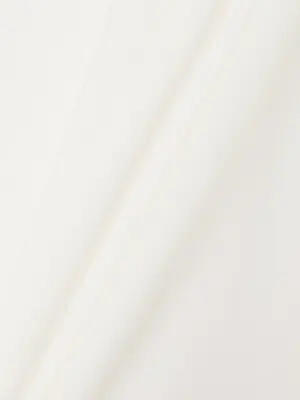 Carven Padded Silk-habotai Blouse