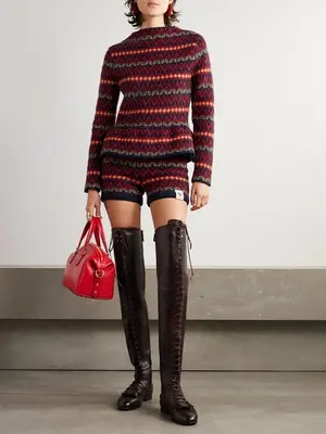 Bally Wool Jacquard-knit Sweater