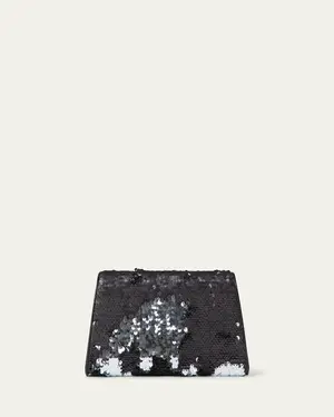 Akris Anouk Mini Sequined Clutch Bag