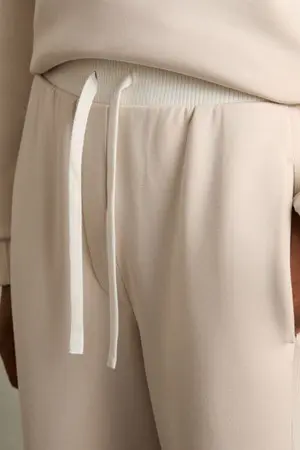 REISS Laney Interlock Wide-leg Drawstring Joggers