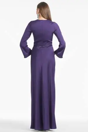 Sachin & Babi Alex Gown - Amethyst