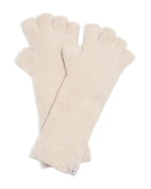Barefoot Dreams Cozychic Lite Fingerless Gloves - Stone