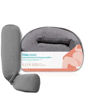 FRIDA BABY Frida Mom Adjustable Keep-cool Pregnancy Pillow - White