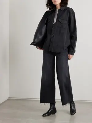 Citizens Of Humanity Lyra High-rise Wide-leg Jeans - Black