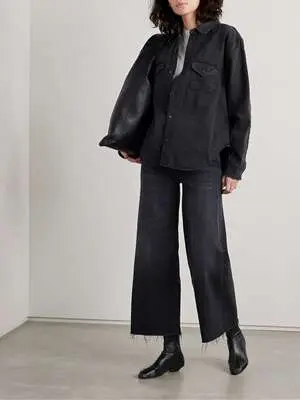 Citizens Of Humanity Lyra High-rise Wide-leg Jeans - Black