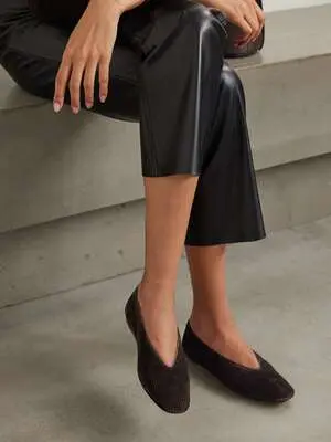 Le Monde Beryl Regency Corduroy Ballet Flats - Brown