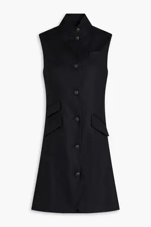 Rag & Bone Slade Linen-blend Mini Dress - Black