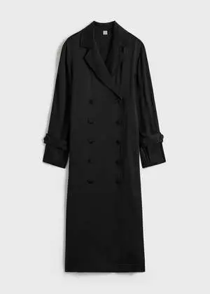 TOTEME Satin Trench Dress