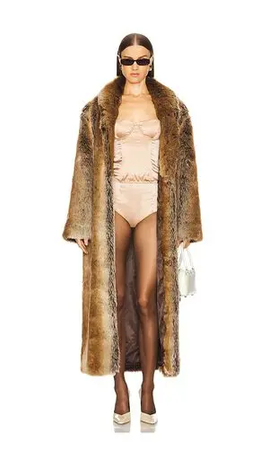 LOVERS AND FRIENDS Ernie Faux Fur Coat