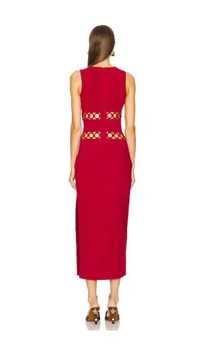 cult gaia river knit dress Cult Gaia River Knit Dress In Merlot - 62% Off