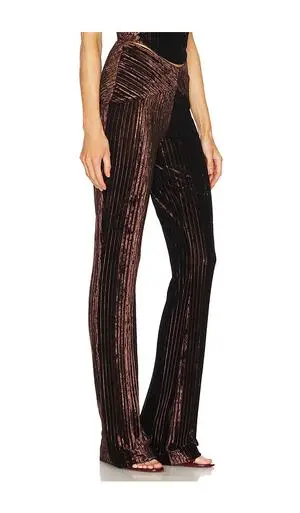 MICHAEL COSTELLO X Ryliana Pant - Chocolate Brown