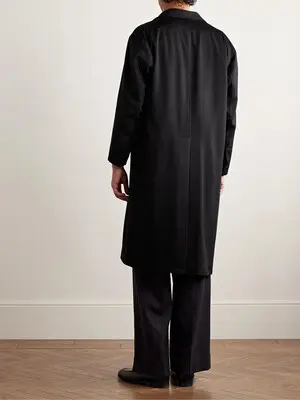 STOFFA Double-faced Brushed-cashmere Coat