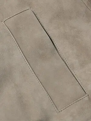 STOFFA Traveller Suede Jacket - Neutrals