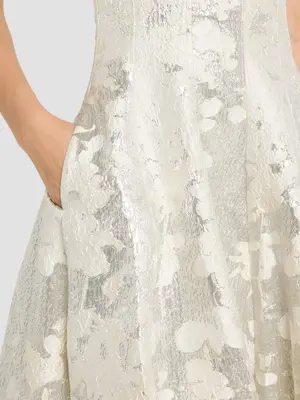 Simkhai Octavia Floral Strapless Gown