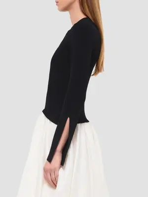 Simkhai Kenlie Colorblocked Fit & Flare Midi-dress