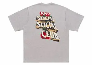 A BATHING APE X Anti Social Club Ii Tee Shirt - Grey
