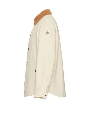 Moncler Shirt In Cream