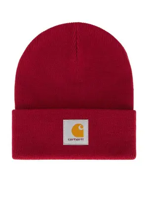 Carhartt Work In Progress Short Watch Hat - Scarlet