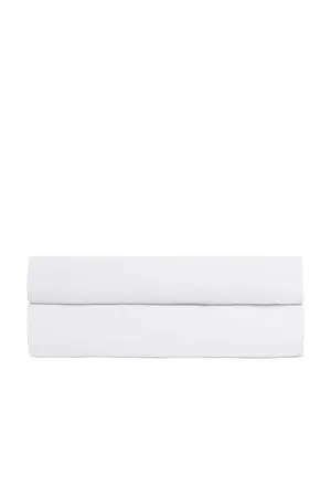 PARACHUTE Percale Fitted Sheet - White