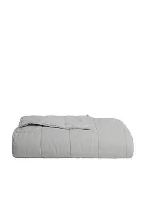 PARACHUTE Linen Box Quilt - Fog