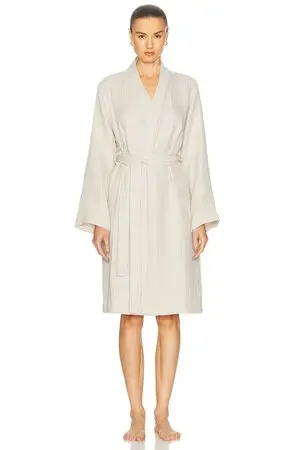 PARACHUTE Cloud Cotton Robe In Cream - Bone