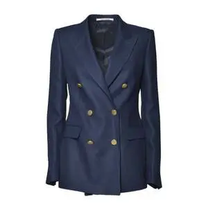 Tagliatore Collared Jacket - Blu