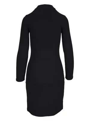 Vince Ribbed Knit Dress - Black