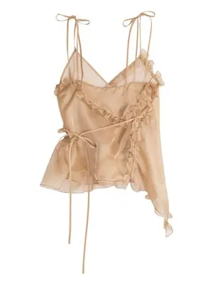 Cecilie Bahnsen Alessandra Top - Neutrals