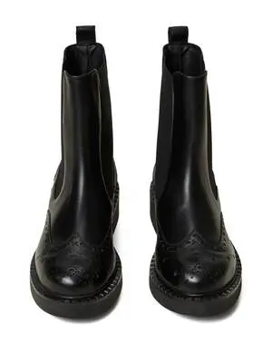 TWINSET 40mm Leather Chelsea Boots