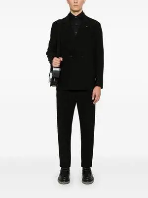 BARBA NAPOLI Poplin Shirt - Black