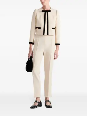 Prada Sablé Tapered Trousers