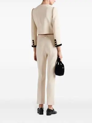 Prada Sablé Tapered Trousers