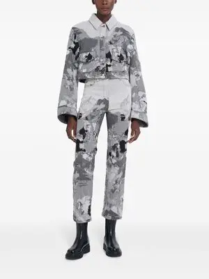 Ports 1961 Abstract-pattern Denim Jeans