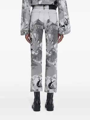 Ports 1961 Abstract-pattern Denim Jeans