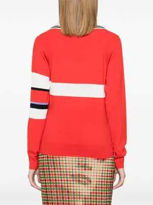 WALES BONNER Calm Polo Shirt - Red