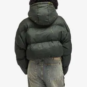 DAILY PAPER Jorja Puffer Jacket - Cardamon Green