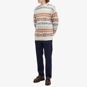 BEAMS Fair Isle Jumper