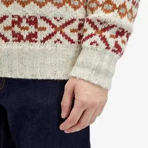 BEAMS Fair Isle Jumper
