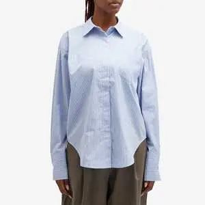 Good American Rhinestone Poplin Shirt