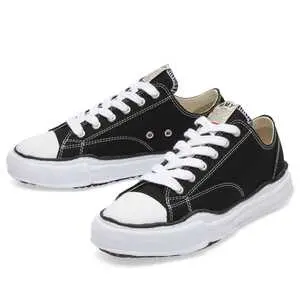 Mihara Yasuhiro Peterson Original Sole Canvas Low Sneakers - Black