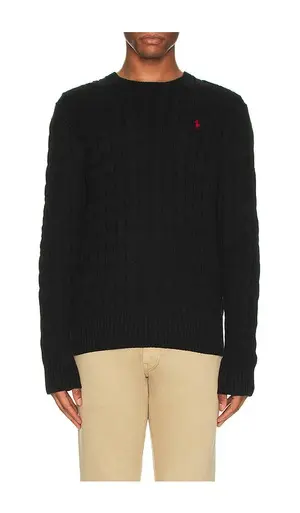 Polo Ralph Lauren Cable Knit Cotton Pullover Sweater